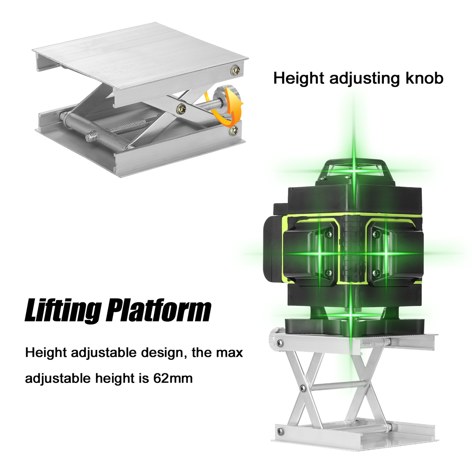 Alloy Level Lifting Platform Bracket Leveling Machine Lift E6H9 | eBay