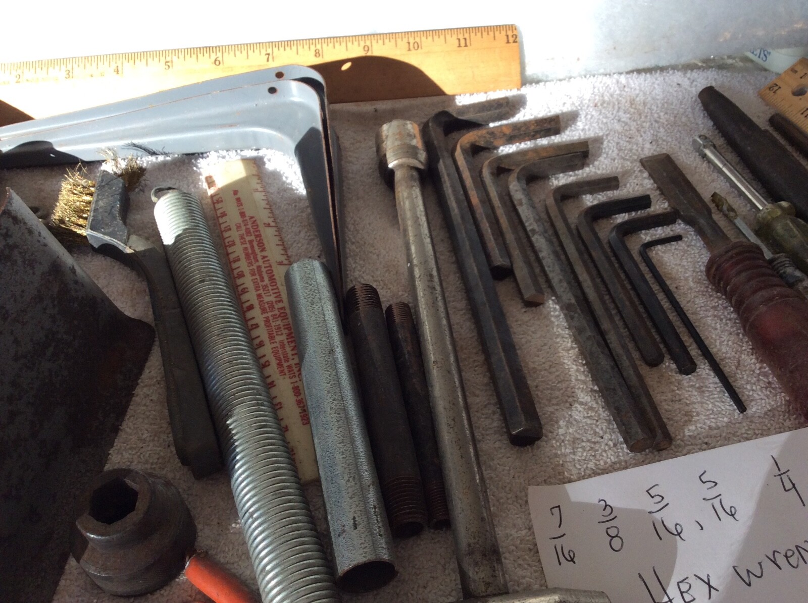 HEX WRENCHES MACHINIST TOOLS MECHANICS PUNCHES MISC JUNK TOOL DRAWER | eBay