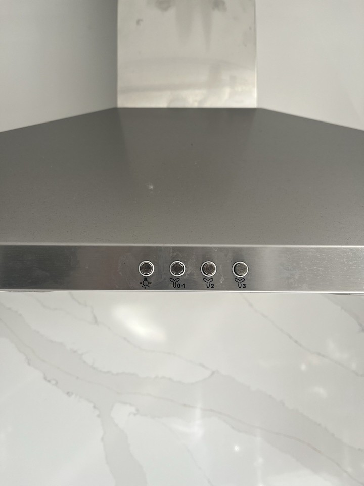 Cooker Hood Extractor - 90cm Wide - Stainless Steel - USED | eBay UK