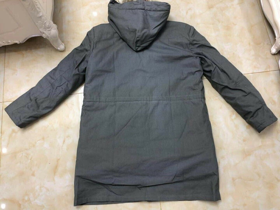 REPRO WW2 GERMAN M43 MOUSE GREY JACKET RABBIT FUR WINTER PARKA GREAT ...