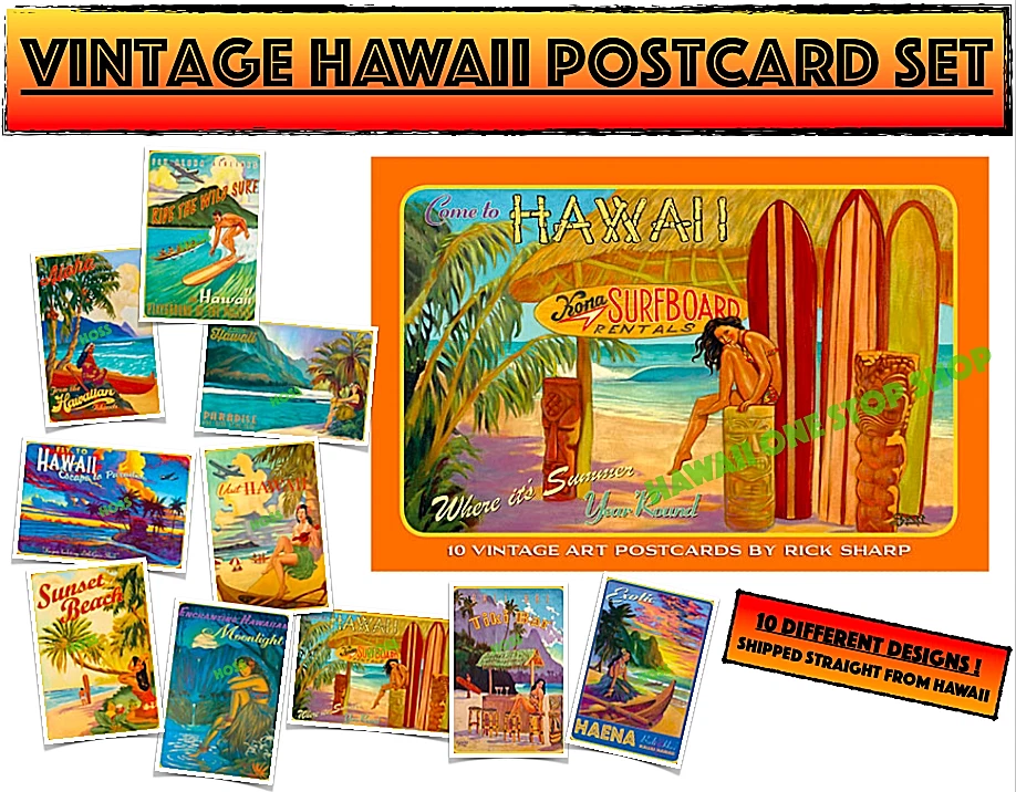 Vintage Hawaiian Postcard