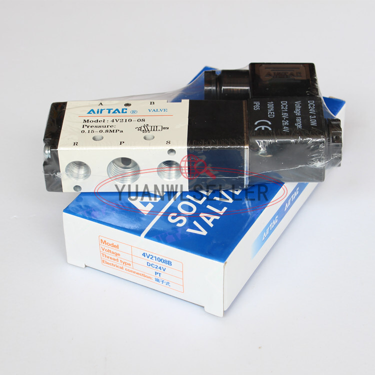 1PCS New AIRTAC 4V210-08B DC24V solenoid valve | eBay