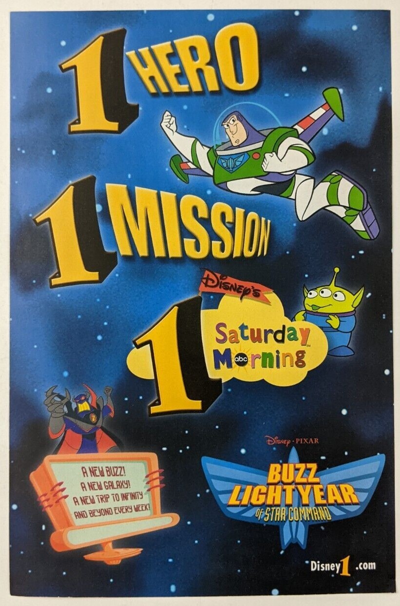 Buzz Lightyear Star Command Print Ad TV Poster Art PROMO Original ...