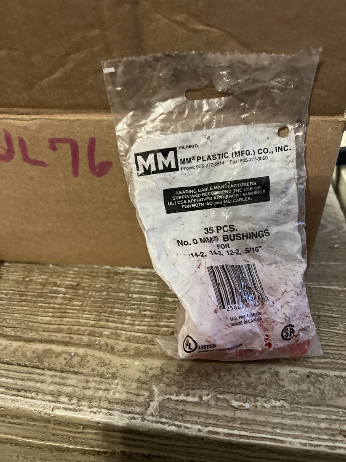 (20 PK) Sigma Electric ProConnex AC/Flex Anti-Short Bushings #0 02 ...