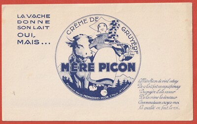 BUVARD - MERE PICON - CREME DE GRUYERE -ST FELIX | eBay