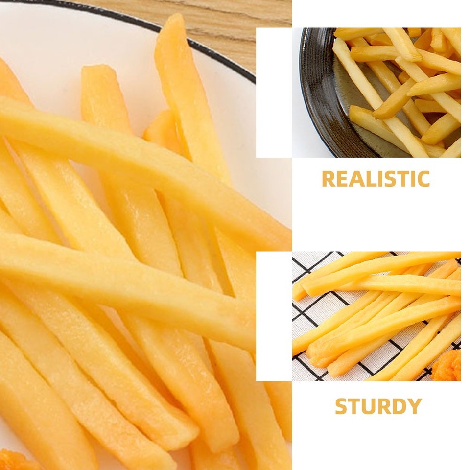 20 Pcs Artificial French Fries Fake Fries Simulation Model Toys for ...