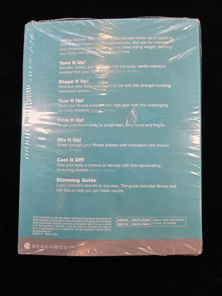 Debbie Siebers SLIM SERIES Advanced Sculpting System Beachbody Workout ...