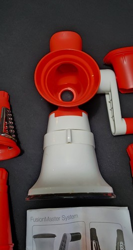 Tupperware Fusion Master System Shredder Grater Accessory With Base! | eBay