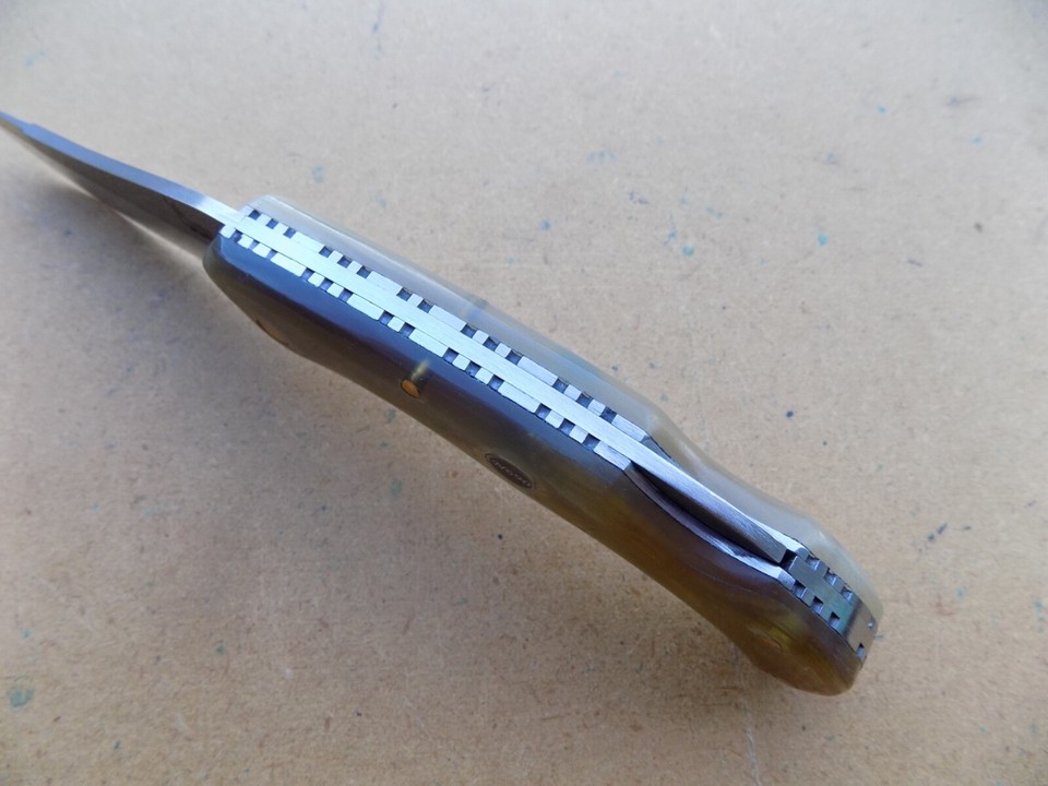 Nile Knife Horn Handle Folding Knife | eBay