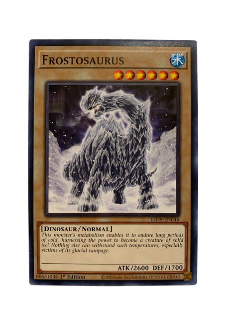 Yu-Gi-Oh! TCG Frostosaurus Legendary Duelists: Duels From the Deep LED9 ...