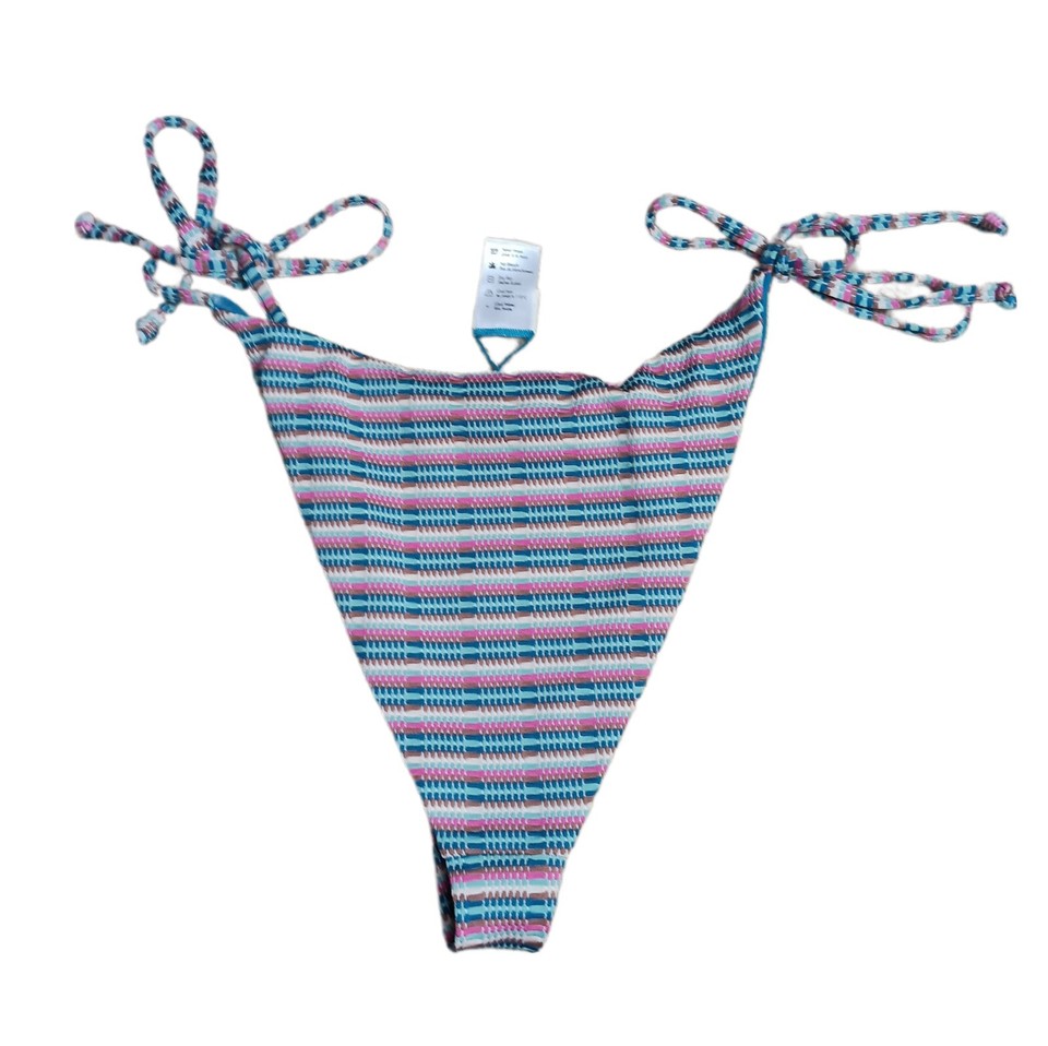 L*Space String Bikini Bottom MEDIUM - Minor Lining Seam Defect NEW | eBay
