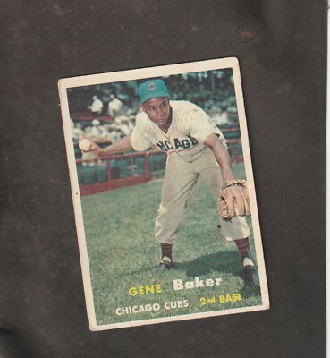 1957 Topps MLB # 176 Gene Baker | eBay