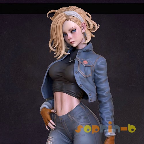 Android 18 Resin 1:4 Scale Model Kit Unpainted 3d Print GK Statue ...
