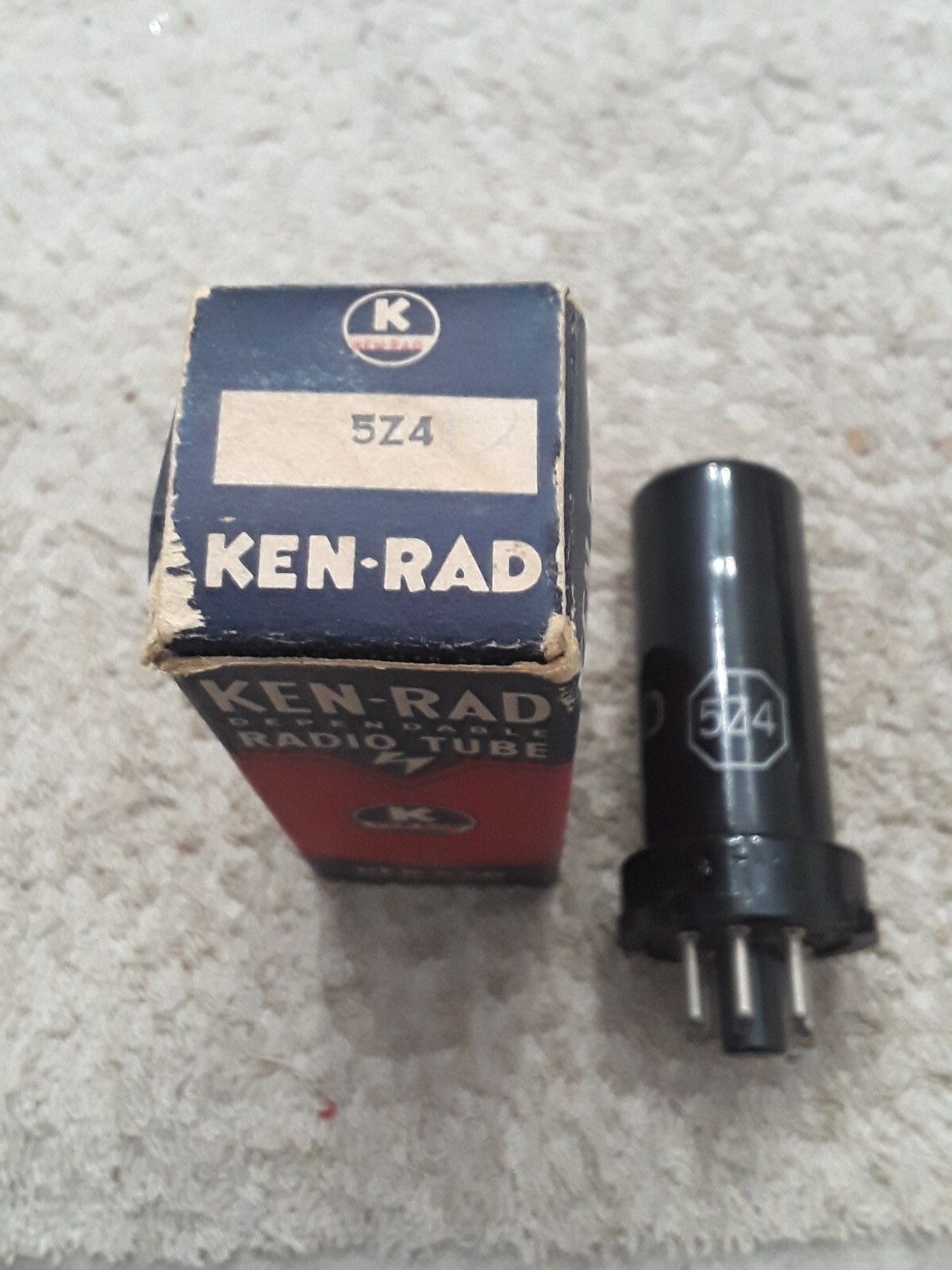 NOS Ken-Rad 5Z4 Vacuum tube | eBay