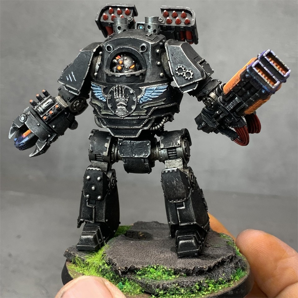 Warhammer 40K Iron Hands Contemptor Dreadnought Upgrade Set Iron Hands ...