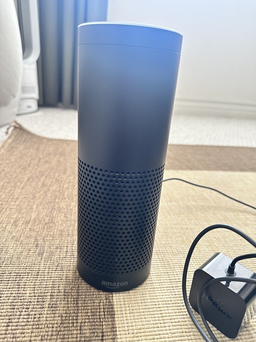 Amazon Echo 1st Gen Black Smart Assistant Home Music Speaker Amazon Echo 1st Gen Black Smart Assistant Home Music Speaker