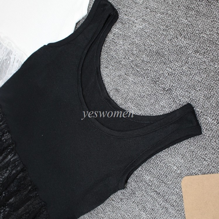 Women Lace Trim Top Extender For Dress Shirt Lengthen ,Long Tank Top ...