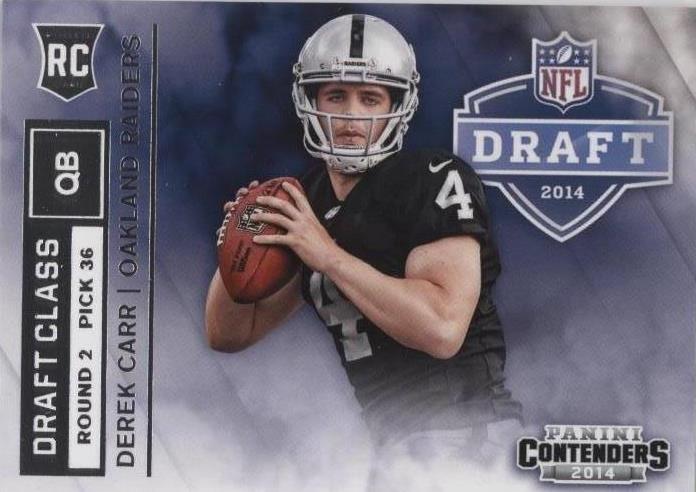 2014 Panini Contenders Derek Carr #RDA-17 for sale | eBay