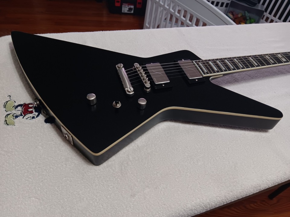Repaired Epiphone Prophecy Explorer Electric Guitar - Satin Black | eBay