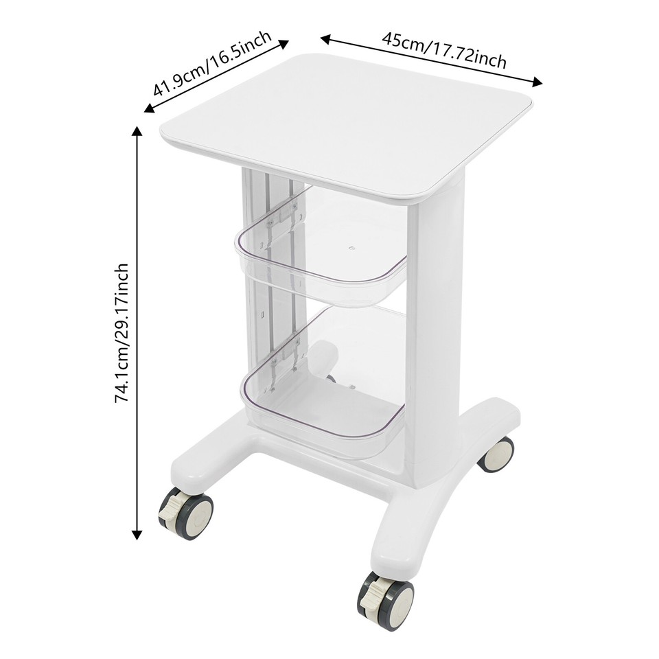 3-Tier No Assembly Needed Storage Cart Professional Beauty Salon ...