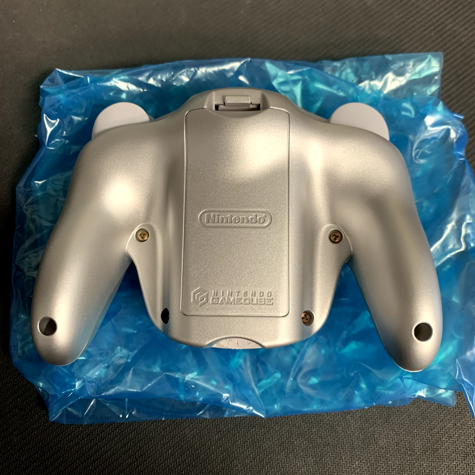 Nintendo Gamecube GC Wavebird Controller Japan OEM DOL-004 Silver CIB ...