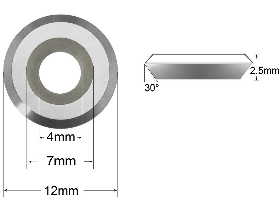 Negative Rake Carbide Cutter Tip for Woodturning 11mm 12mm 14mm 15mm ...