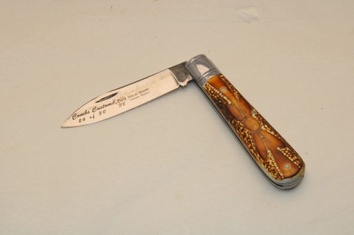 HEN & ROOSTER - COMBS CUSTOM 2010 24 OF 30 JACK KNIFE BONE HANDLES ...