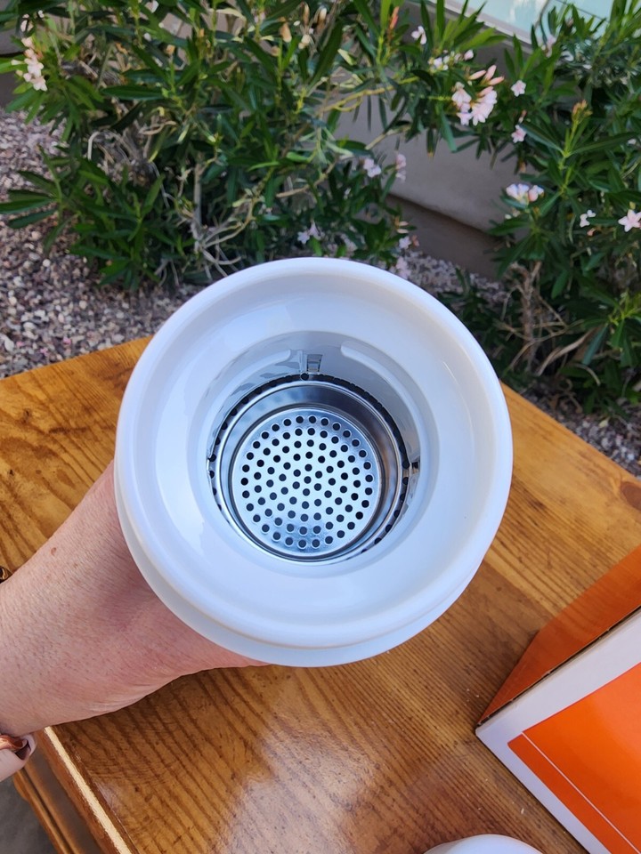 Tupperware Metallic OTG Travel Insulated Thermal Gold Flask Tumbler ...