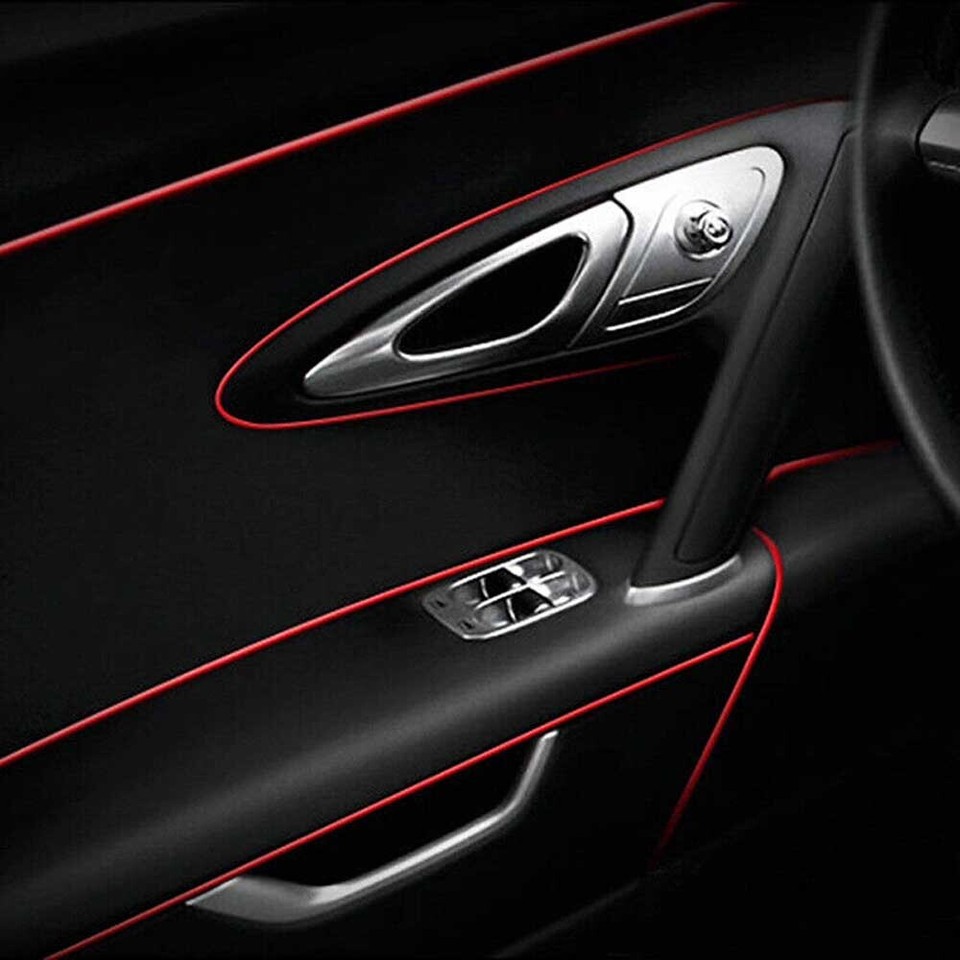 Car Interior Accessories Auto Door Edge Panel Gap Strip Molding Trims ...