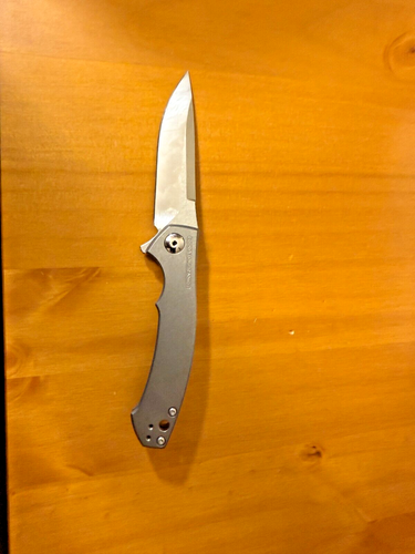 ZERO TOLERANCE ZT 0450, 3.25" S35VN, FULL TI HANDLES, GREAT ACTION ...