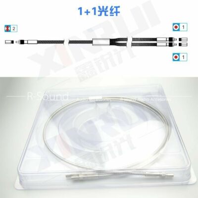 1PCS 1000um Y-type fiber 1-2 fiber Fiber reflection probe Fiber 1+1 Y ...