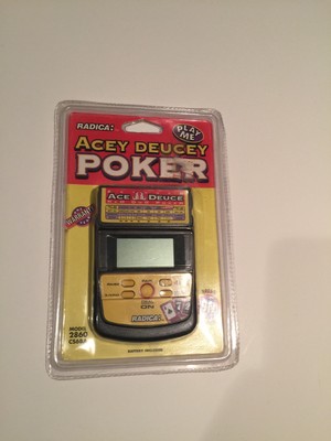 Radica Electronic Handheld Game Acey Deucey Poker Model 2860 New | eBay