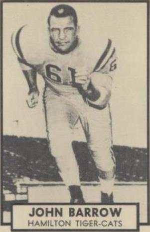 1962 Topps CFL - John Barrow #59 for sale online | eBay