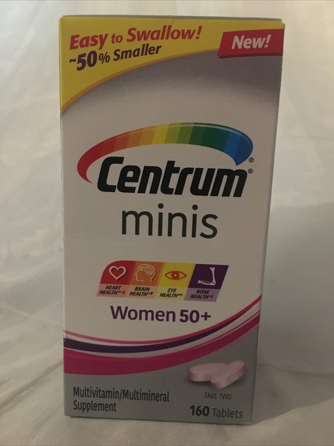 Centrum Minis Women 50 (160 Count) Multivitamin/multimineral Supplement ...