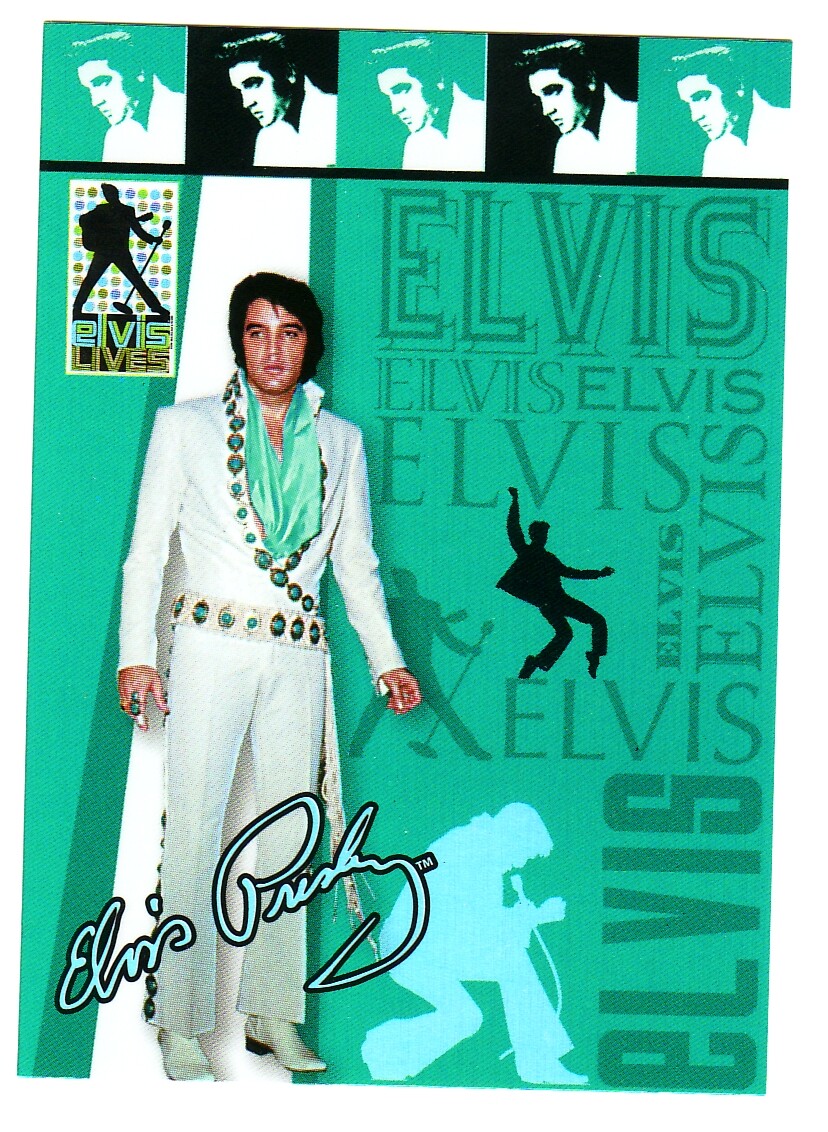 ELVIS PRESLEY ELVIS LIVES PRESLEY FASHION FOIL INSERT CARD 7 OF 12 | eBay