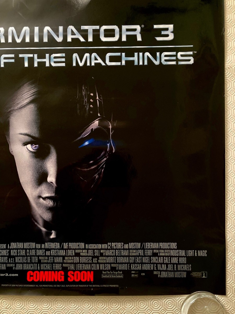 Terminator 3 Movie Poster Watch Terminator 3 Rise Of The Machines Full