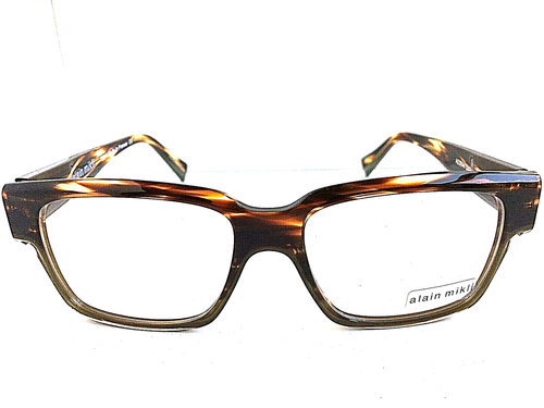 New ALAIN MIKLI A 03044 230 53mm Tortoise Men's Eyeglasses Frame France ...