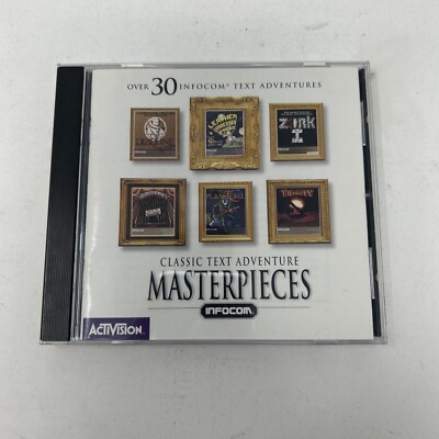 Infocom Classic Text Adventure Masterpieces PC Game CD | 36 Games | PC | CD