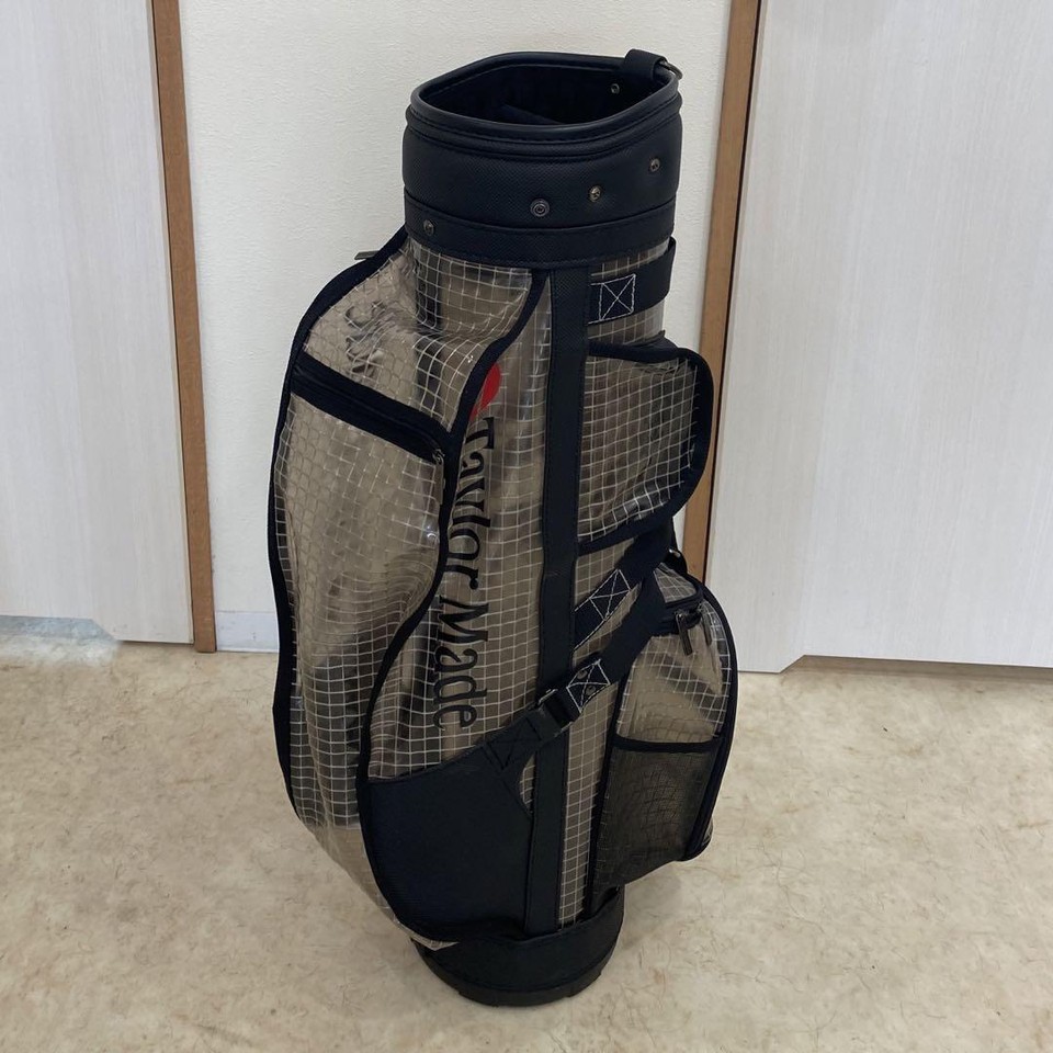 TaylorMade clear transparent body caddy bag golf bag | eBay