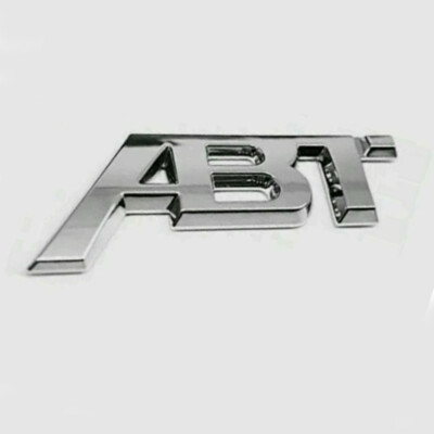 1X Auto ABT Sportsline Schriftzug Logo / ABT Emblem in Chrom / 3M ...