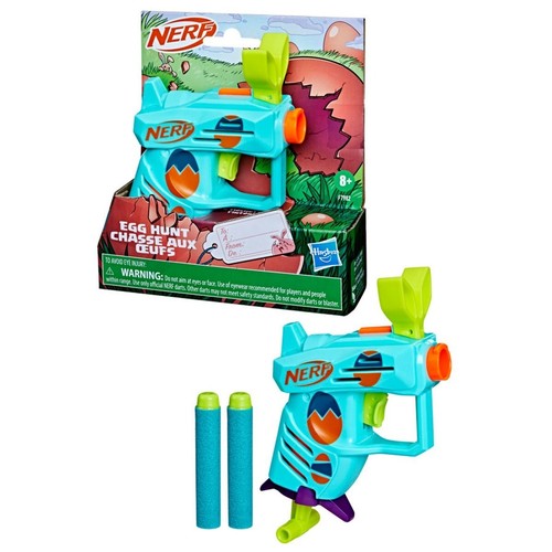 Hasbro - Nerf Elite 2.0 Egg Hunt Blaster - Chasse aux œufs Pistolet ...