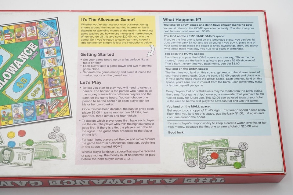 The Allowance Board Game By Lakeshore Learn How To Earn, Save, & Spend ...