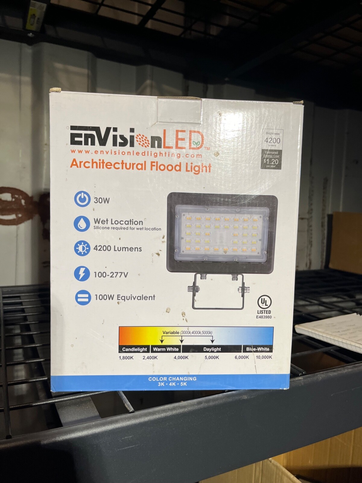 Envision LED-ARL-30W-TRI-BZ-TR Trunion Mount Mini Flood - 100W EQ - 3k/4k/5k LED | eBay