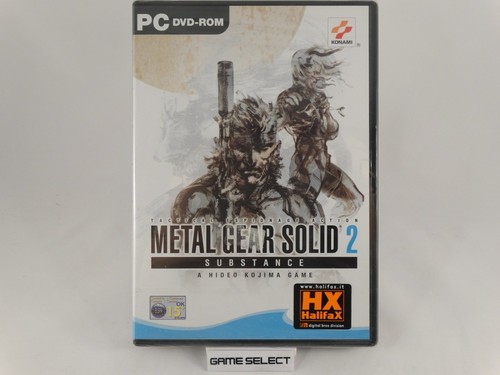 METAL GEAR SOLID 2 SUBSTANCE PC ORDINATEUR DVD ORIGINAL - NEUF SCELLÉ ...