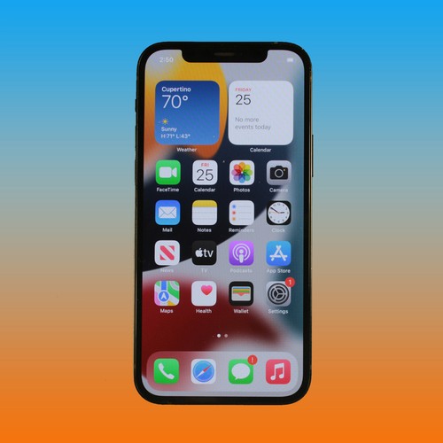 Fair Apple iPhone 12 64GB Black (AT&T ONLY - CAN'T UNLOCK) Smartphone ...