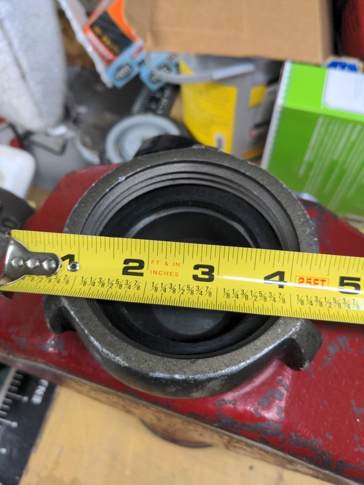 Akron Brass Siamese Clapper Valve Three 3 1/2 Nh X 2.5 1256 Morning ...