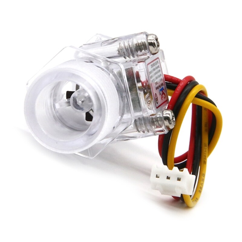 Water Control Switch Flow Sensor Switch G1/2" Hall Effect Meter Fluid ...