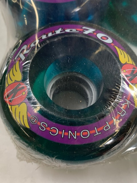 KRYPTONICS ROUTE 70 skateboard roller skate outdoor wheels Blue 8 pack ...