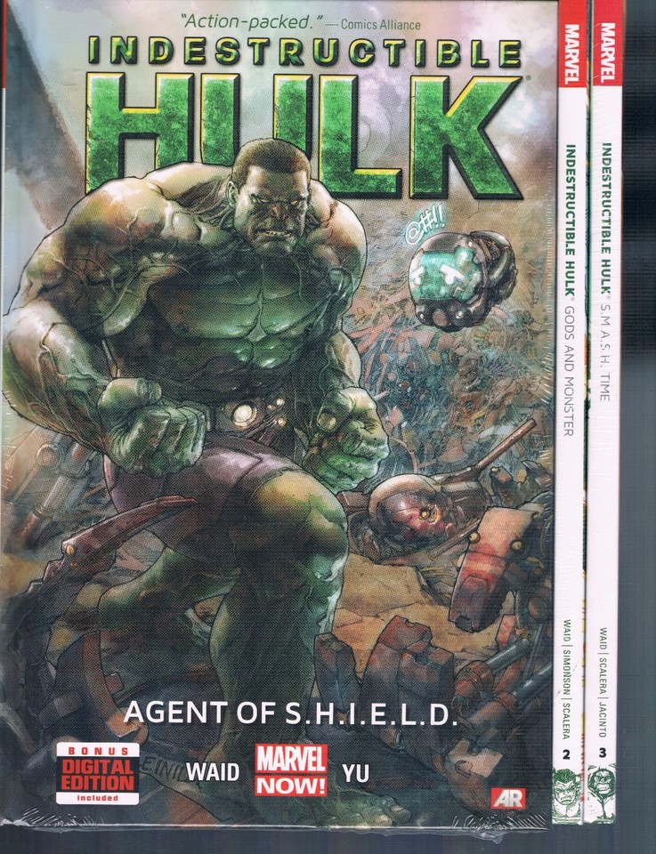 Indestructible Hulk Vol 1 2 & 3 by Waid, Yu & Simonson Marvel Comics ...