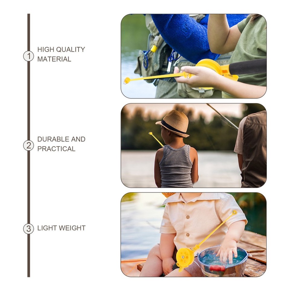 Fishing Rod Ice Child Reel Portable Pole Outdoor Boys Rods | eBay UK